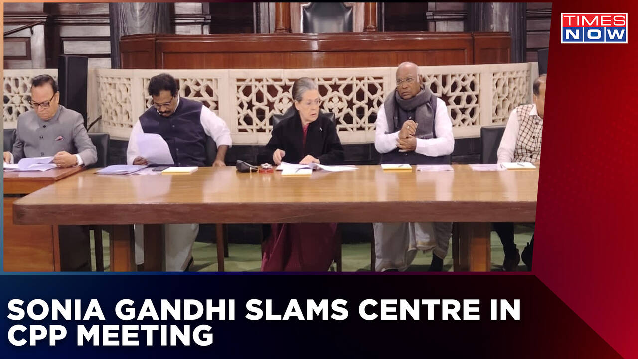 Congress Leader Sonia Gandhi Slams Centre While Addressing CPP Meeting | India-China Clash ...
