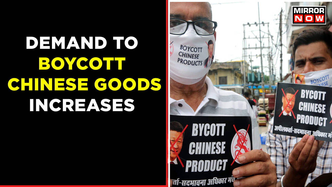 Delhi Traders Stage Protest To Boycott Chinese Goods, Take Oath In ...