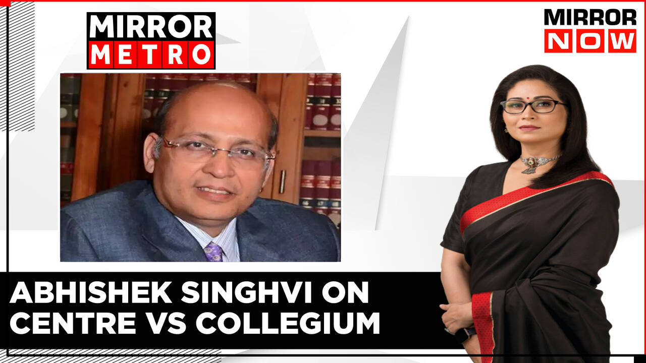 Congress' Top Legal Mind Abhishek Manu Singhvi Speaks To Mirror Now ...