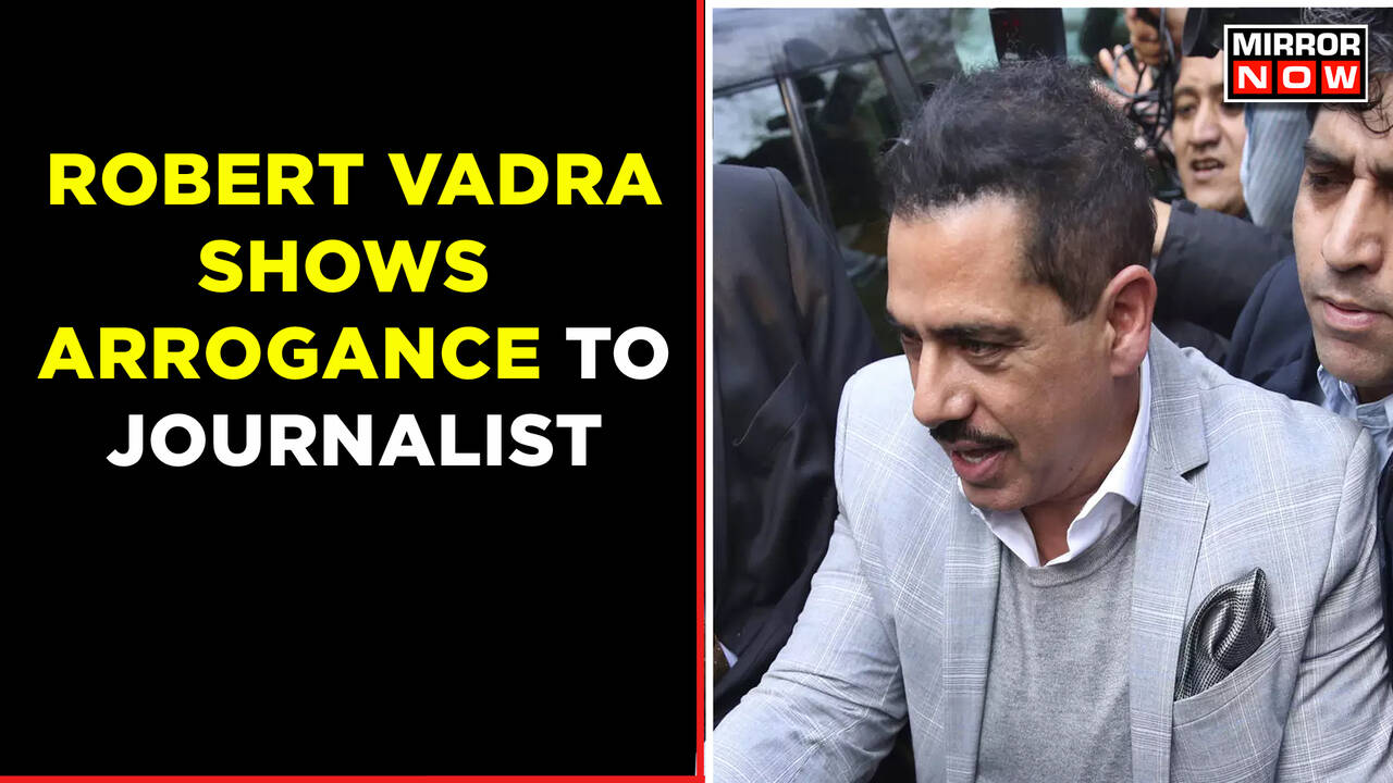 Robert Vadra Shows Arrogance To Journalist On Duty When Confronted ...