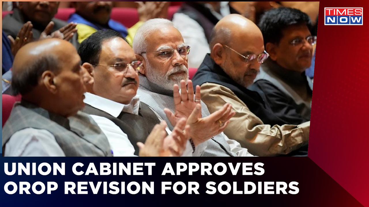 NDA Approves OROP Revision For Soldiers | Food Grain Scheme Extended For 81 Crore People | News ...