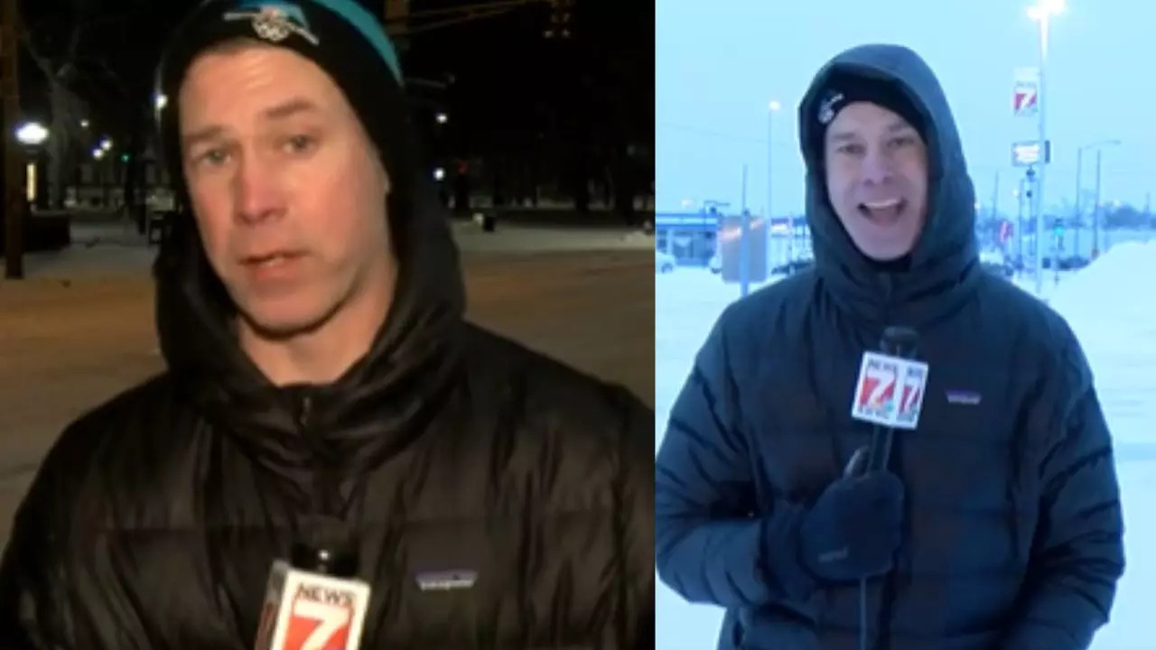 Sports reporter rants during weather reporting in viral video | Viral ...