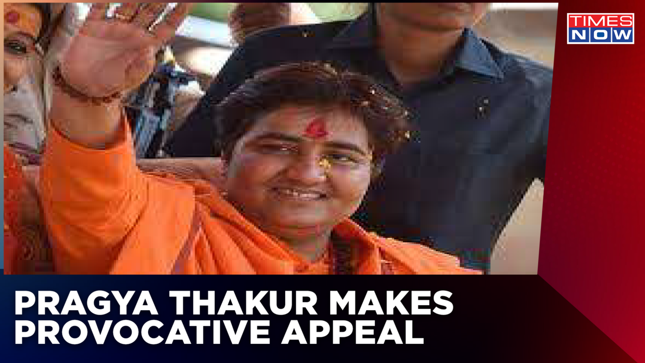 Keep Sharp Knives At Home Pragya Thakurs Provocative Speech In Bhopal ...