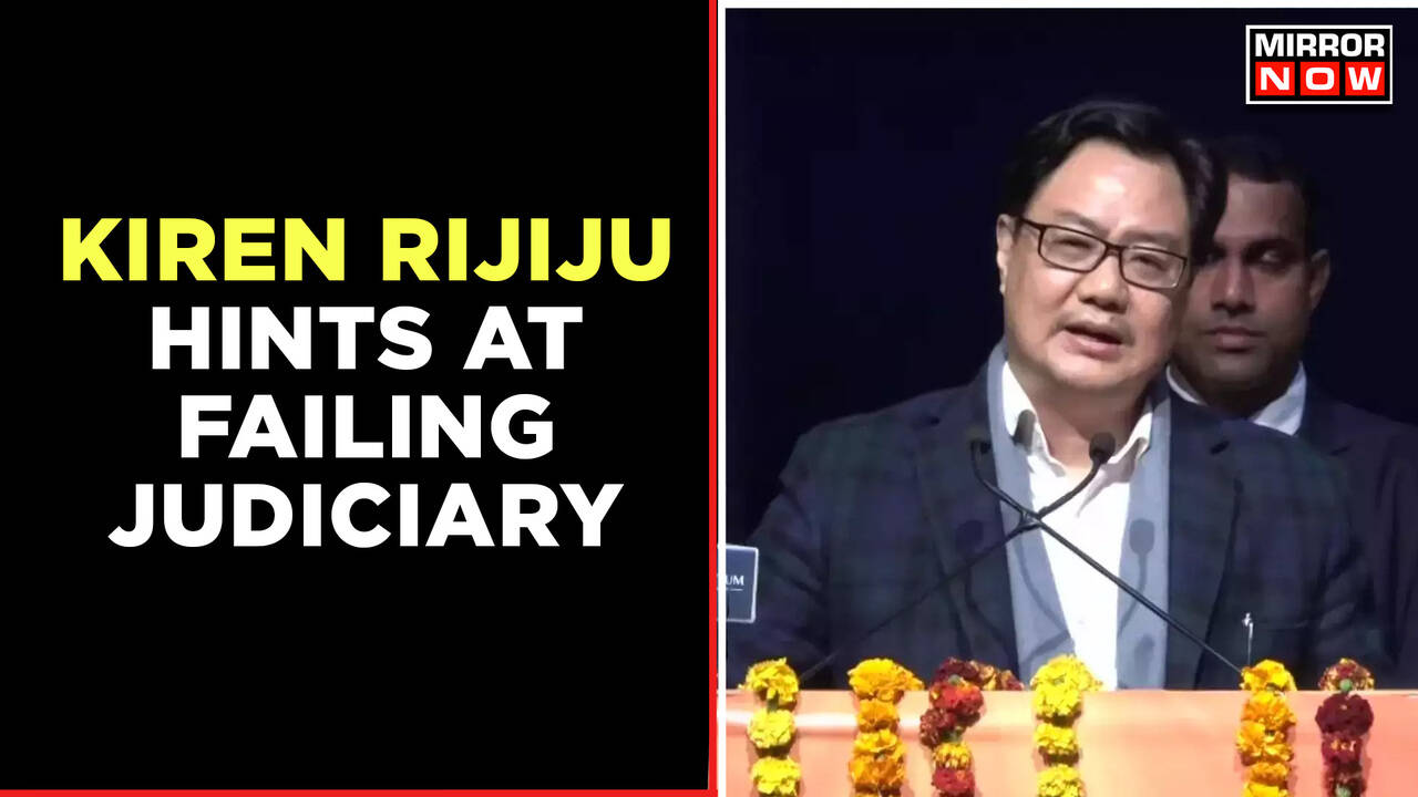 Kiren Rijiju Hints At Failing Judiciary, Raises Concerns Over The Pendency Of Cases In India ...