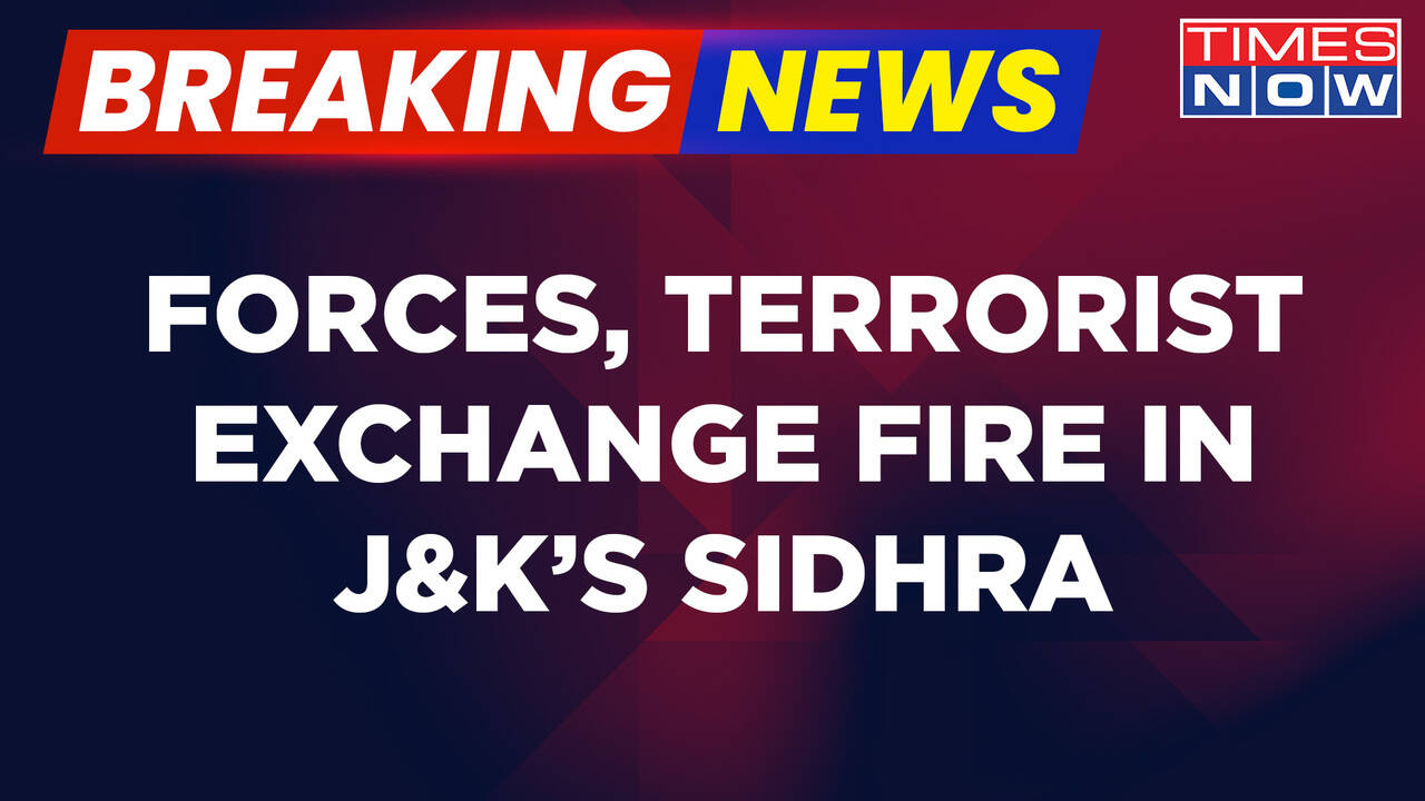 Terrorists, forces exchange fire in Jammu Kashmir's Sidhra area, encounter underway | Times Now