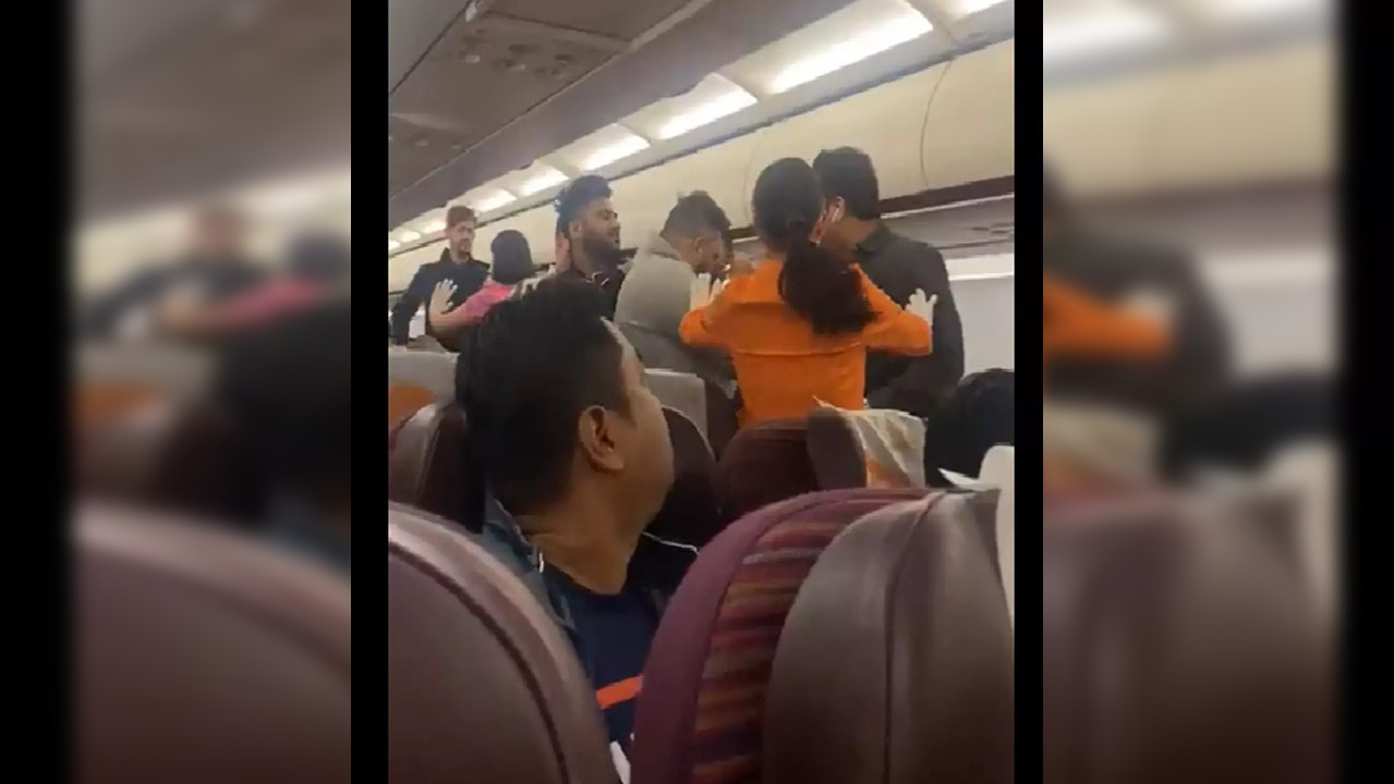 Viral video: Mid-air scuffle between passengers inside Bangkok-Kolkata ...
