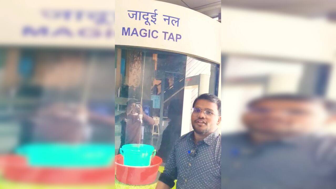 Desi man explains where water comes from in ‘magic tap’ optical ...