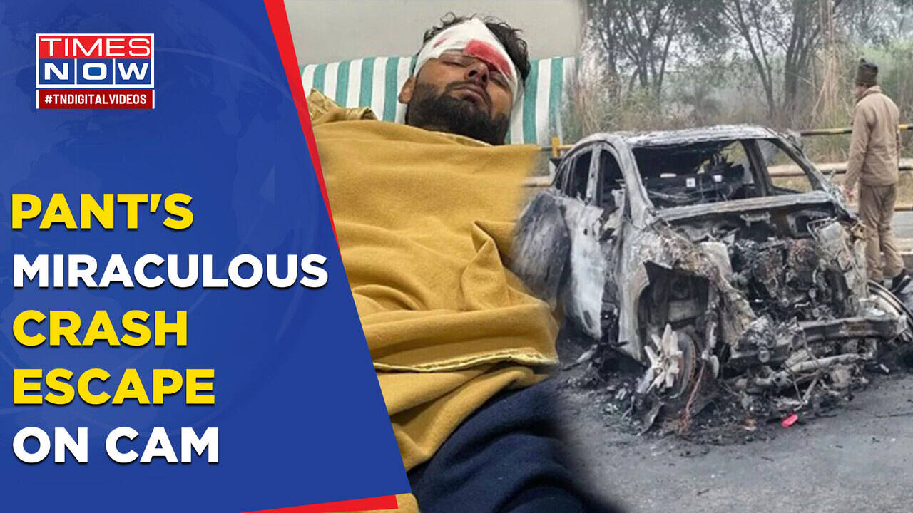Indian Cricketer Rishabh Pant's Miraculous Escape In Car Accident ...