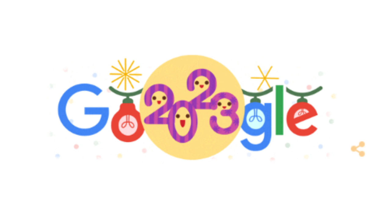 Google celebrates New Year 2023 with special doodle | Viral News, Times Now