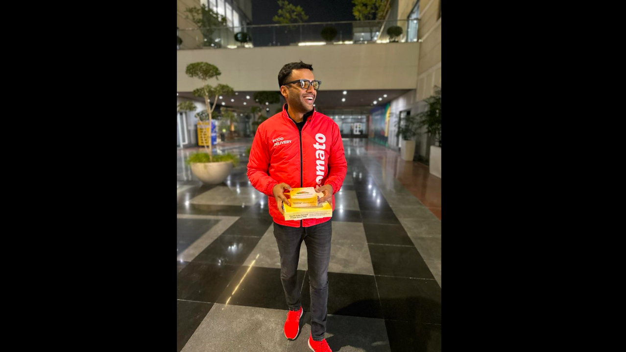 Zomato Founder Deepinder Goyal Delivers Food To Customers As Orders