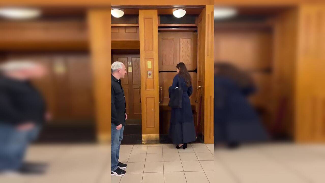 Viral video: This never-ending elevator is real, it requires quick ...