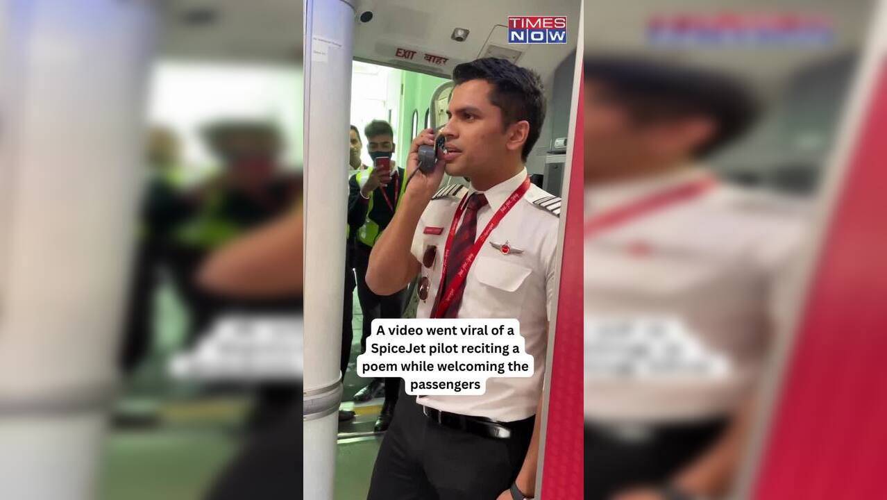 SpiceJet’s ‘Poetic Pilot’ Welcomes Passengers With Poem; Wins Heart