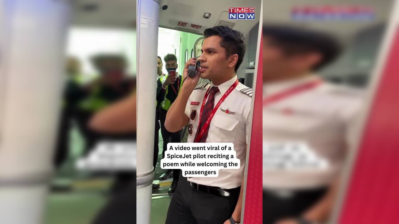 SpiceJet’s ‘Poetic Pilot’ Welcomes Passengers With Poem; Wins Heart