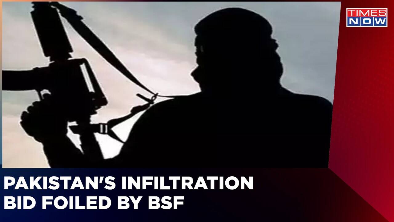 Infiltration Bid Foiled By BSF | Pakistani Infiltrator Shot At LOC ...