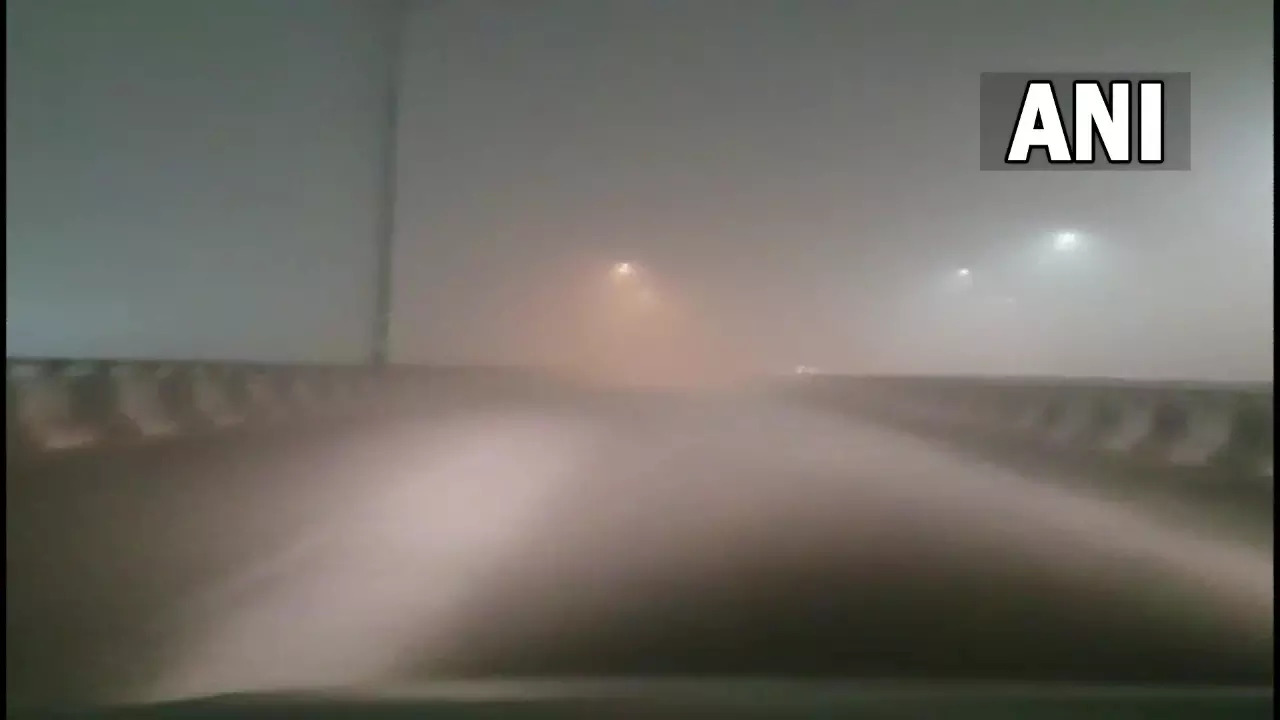 Delhi witnesses season's lowest temperature at 4.4 degrees Celsius; dense fog delays traffic ...