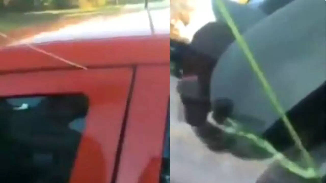 Watch how to unlock a car with just a string. This viral video will ...