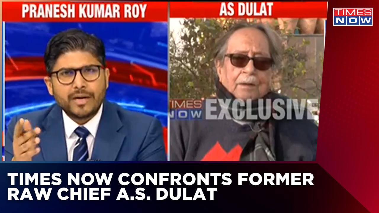 Times Now Confronts Former Raw Chief A.S. Dulat Following A Massive ...