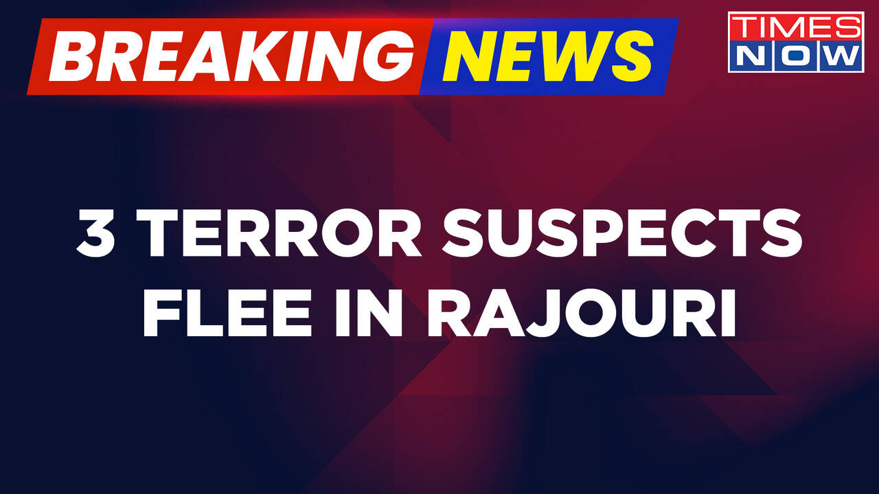 Breaking News | 3 Terror Suspects Flee In Jammu & Kashmir's Rajouri; Search Operation Underway ...