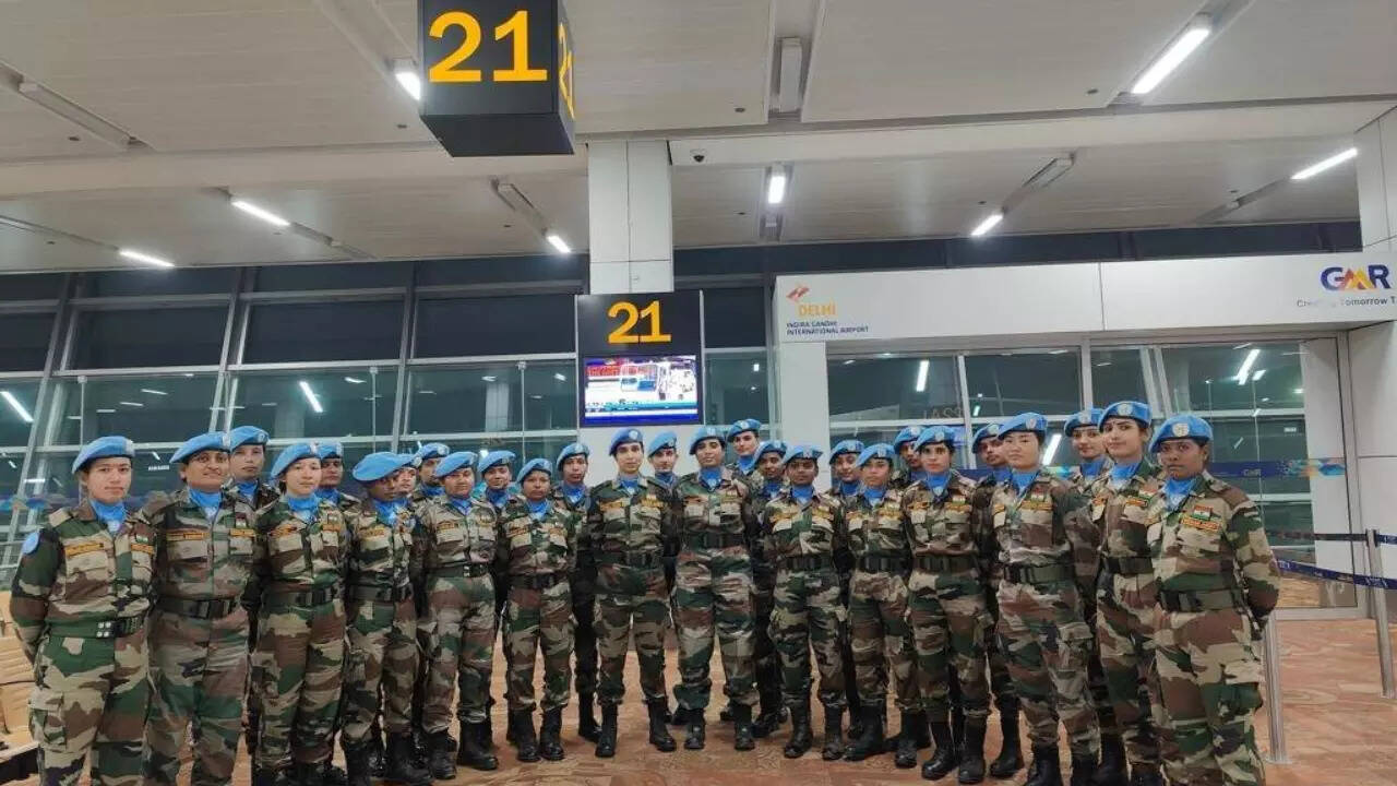 Indian Army deploys largest contingent of women Peacekeepers in UN ... Indian Army deploys largest contingent of women Peacekeepers in UN ...