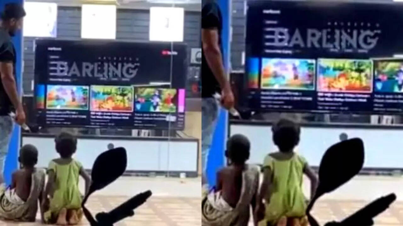 Viral video: Salesman turns on television for homeless kids, netizens ...