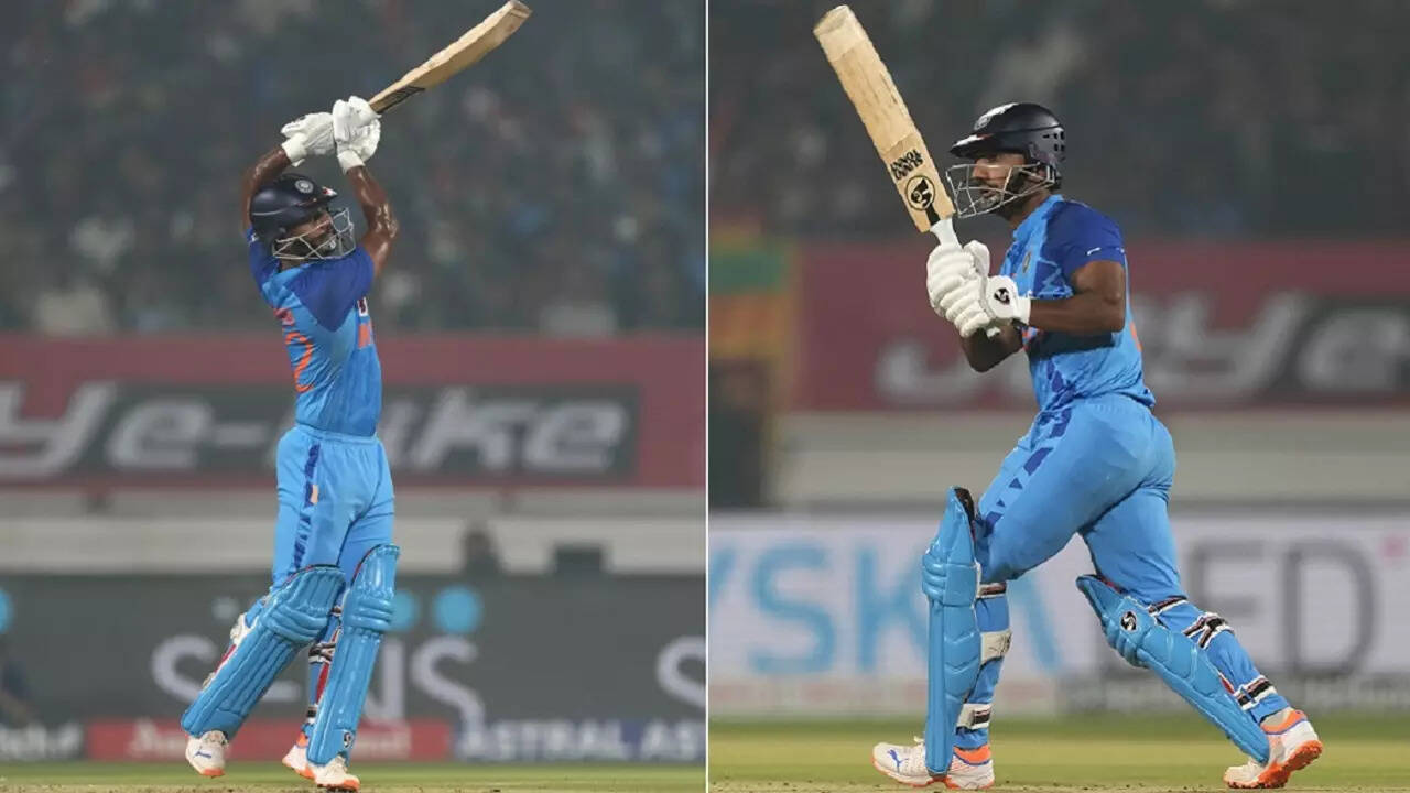 WATCH: Rahul Tripathi’s 'stand and deliver' six against SL during 3rd T20I leaves commentators ...
