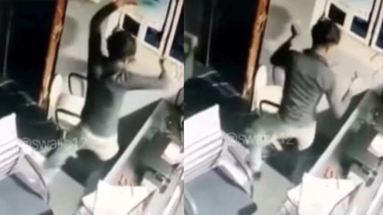Thief dances after looting in viral video, his change of expression on ...