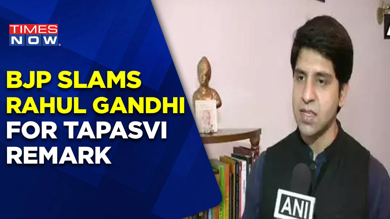 BJP Hits Out At Rahul Gandhi For Creating Division Between Pujaris And Tapasvi | India News ...