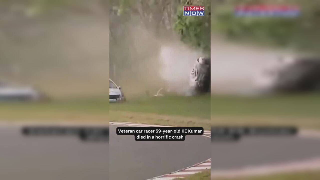 Watch! Indian Veteran Car Racer KE Kumar Dies In A Horrific Crash
