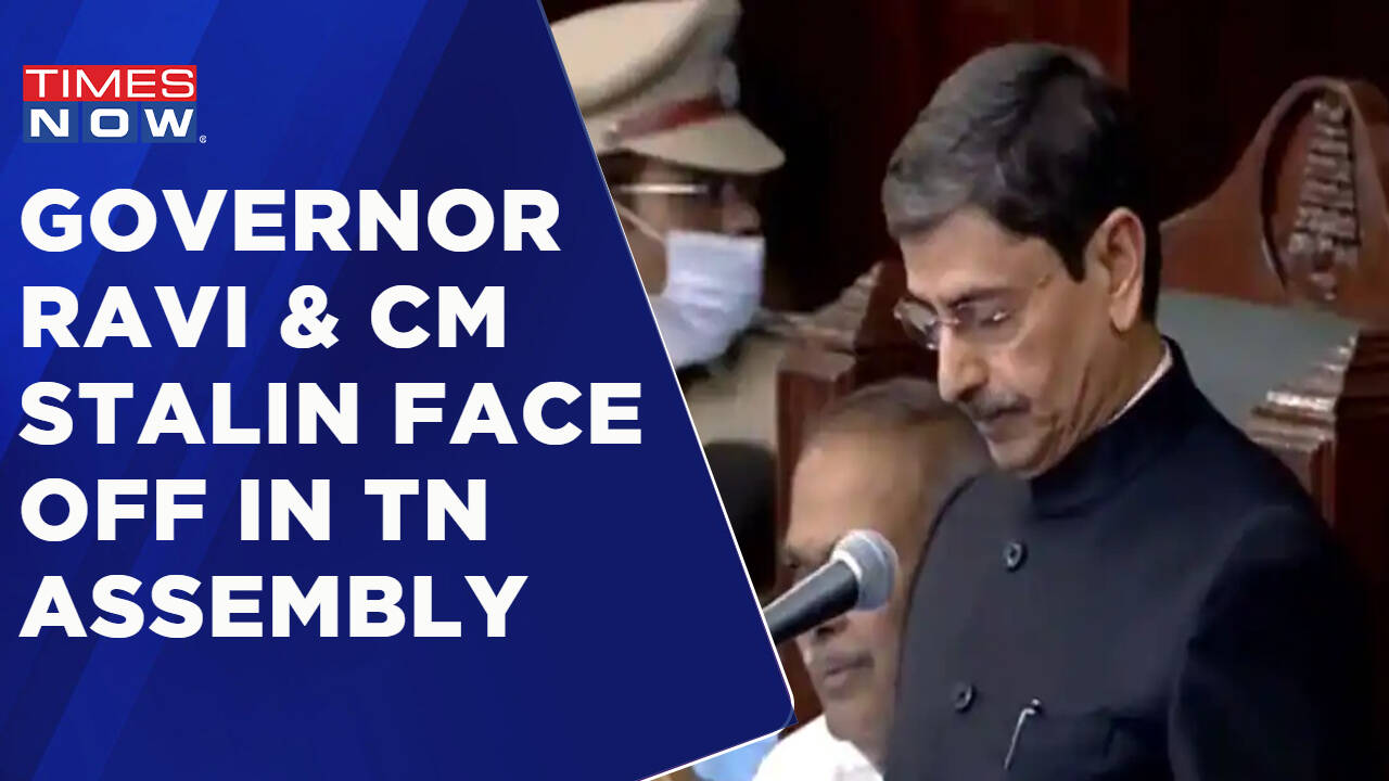 TN Governor R.N. Ravi Walks Out Of Assembly Amid Row With CM Stalin ...