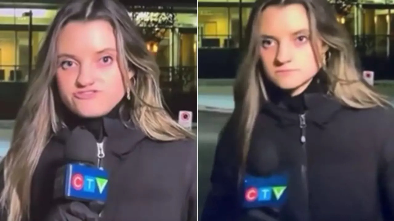 WATCH- Moment Canadian TV reporter suffers medical emergency, faints ...