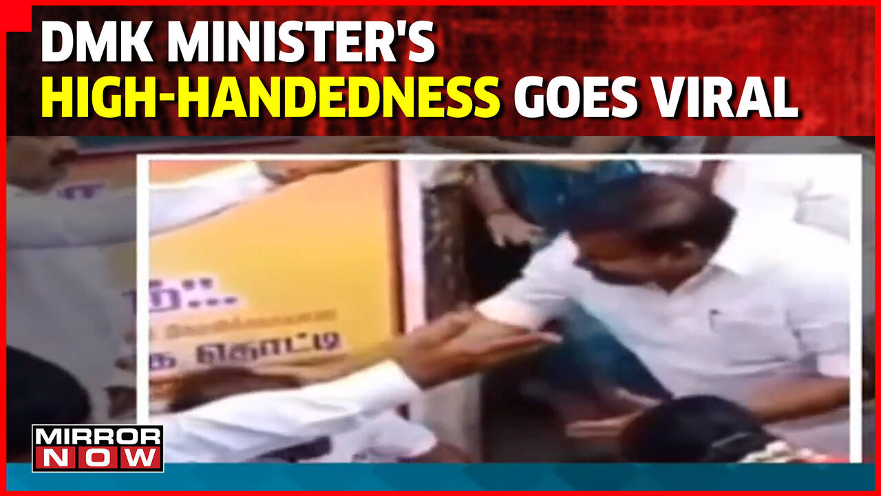 DMK Minister Slaps DMK Councillor During An Inaugural Event | Top News ...