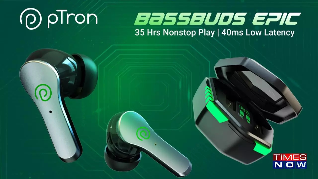 pTron launches Bassbuds Epic Gaming TWS earbuds for Rs. 799 | Times Now