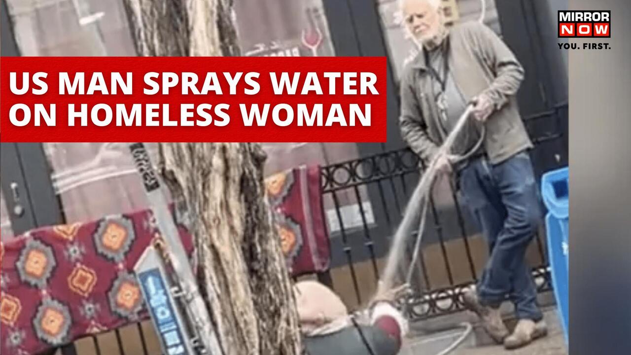 Amid Severe Cold, US Man Sprays Water On A Homeless Woman, Video Goes ...