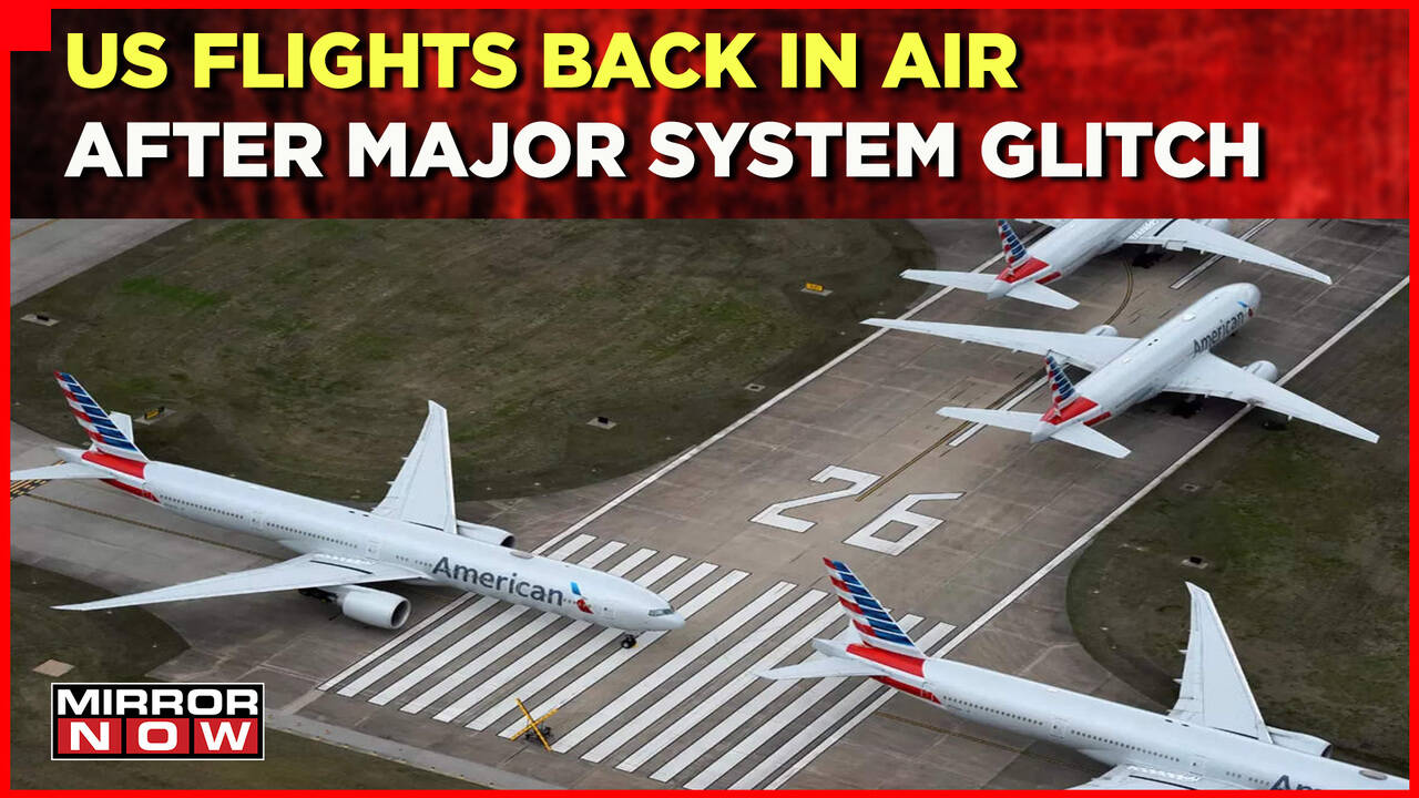 US Flights Back Up In Air | Hours Long System Outage Affects Thousands ...
