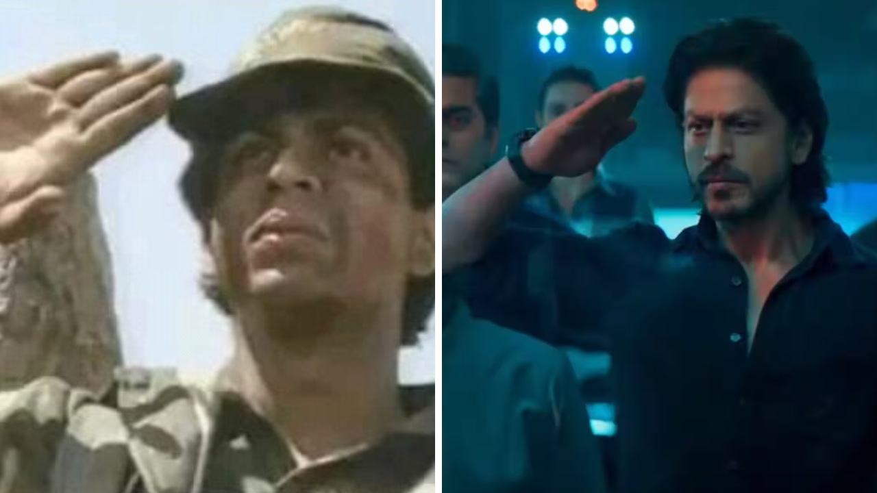 Shah Rukh Khan gets emotional seeing his transformation from Fauji to Pathaan: To do this salute ...