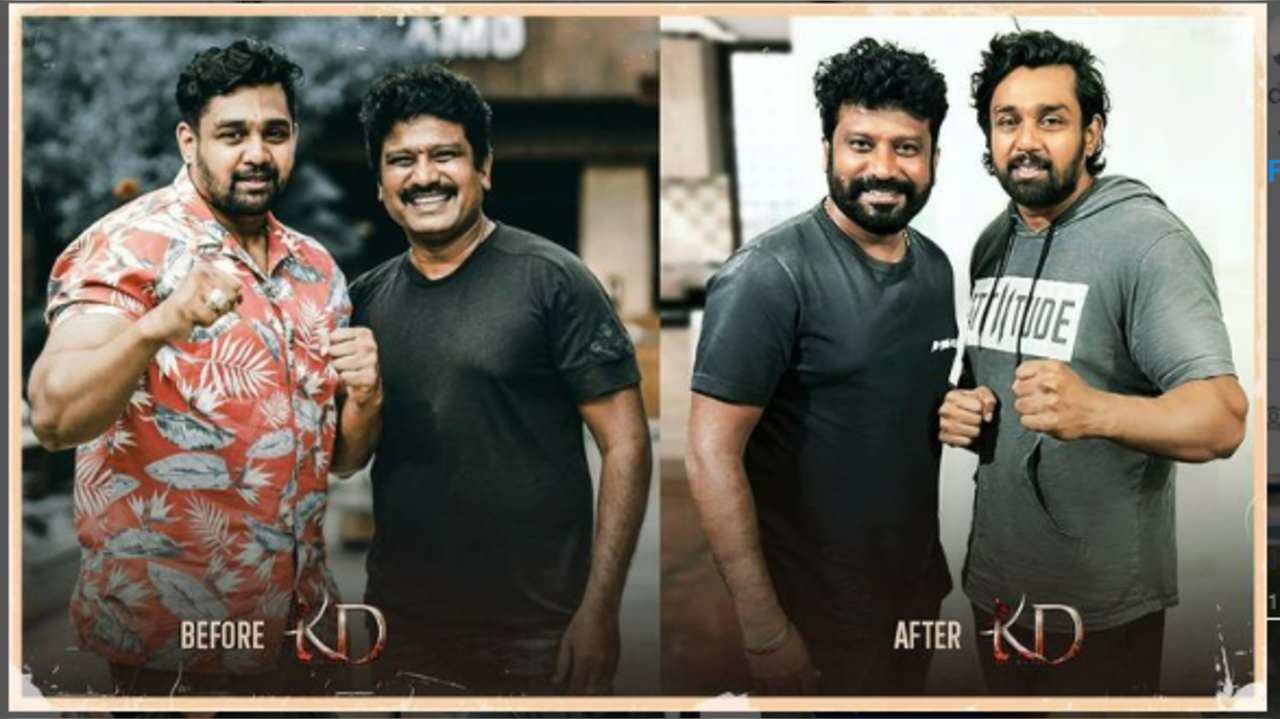 Kannada actor Dhruva Sarja stuns with epic weight transformation for a ...