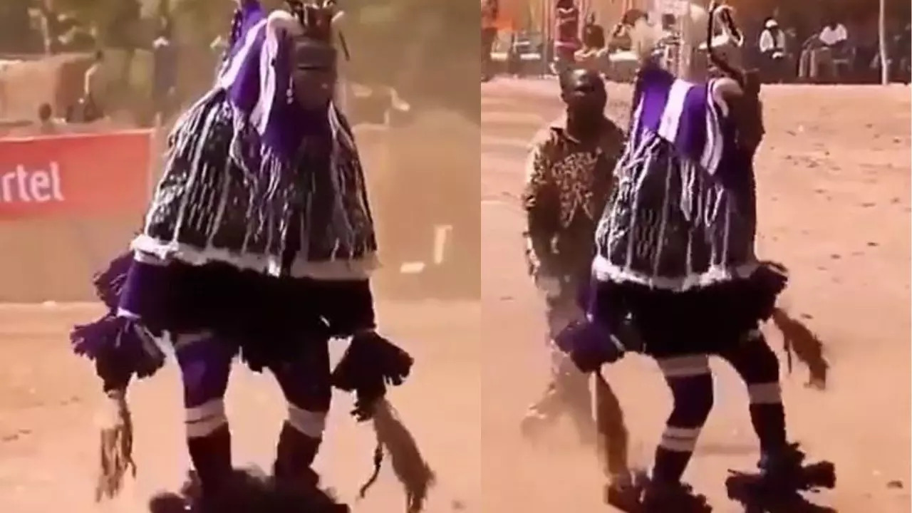 Viral video of 'most impossible' 'Zaouli' dance stuns the internet ...
