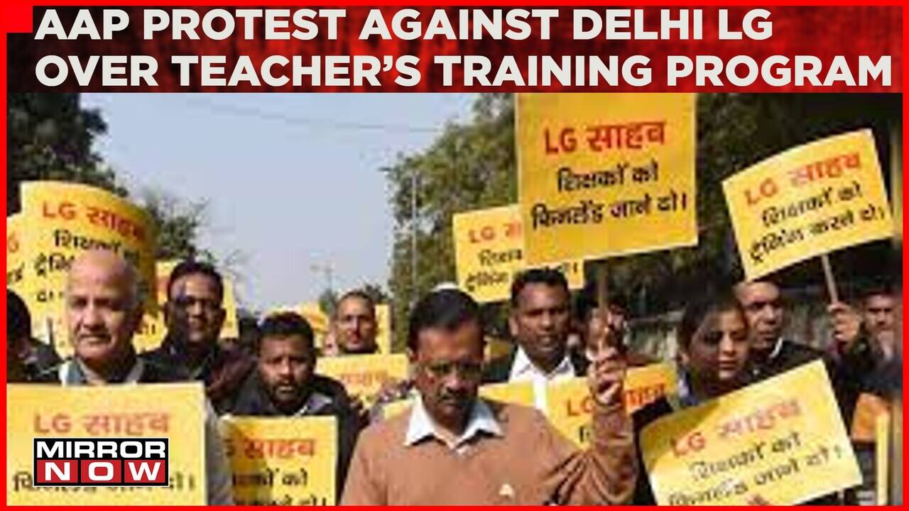 Delhi Chief Minister Arvind Kejriwal Addresses Media While Protesting ...