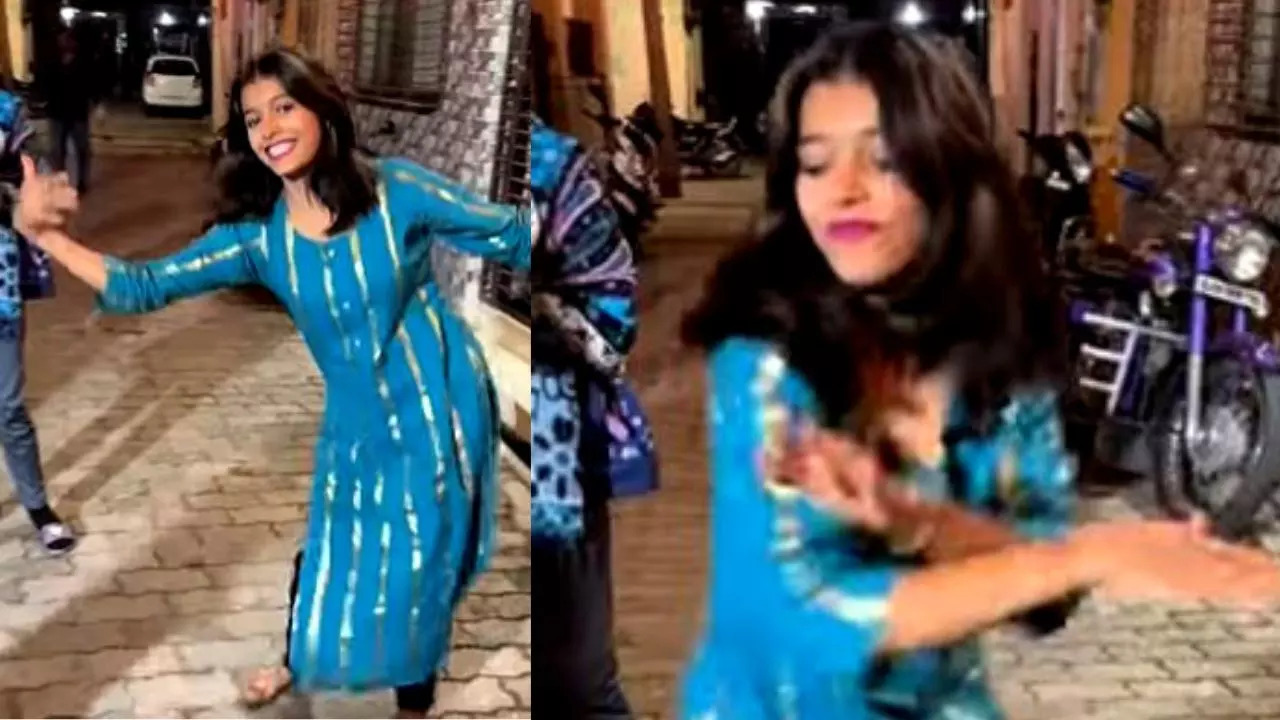 Girl dances energetically to dhol beats in viral video, garners the praise of the internet ...