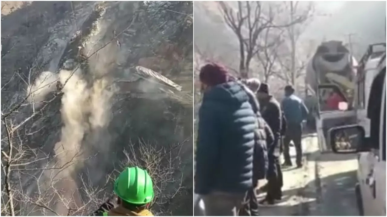 WATCH: Shooting stones at Panthal halt traffic on Jammu-Srinagar ...