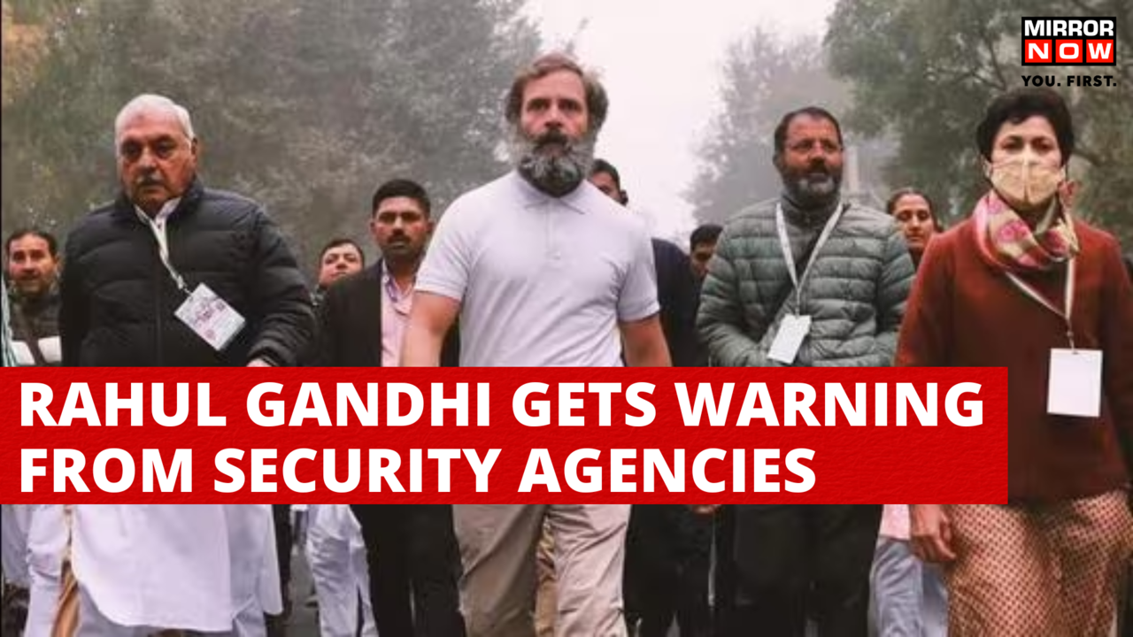 Security Agencies Warn Rahul Gandhi Ahead of Bharat Jodo Yatra's Jammu and Kashmir Leg | Times Now