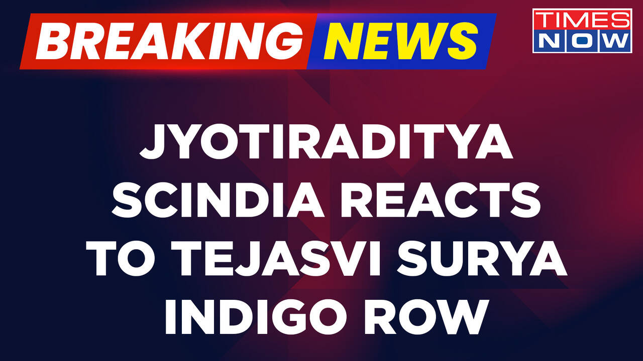 Breaking News | Jyotiraditya Scindia Reacts To Tejasvi Surya Allegedly Opening Emergency Door Of ...