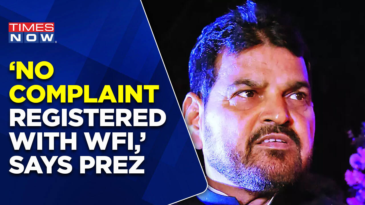 Indian Wrestlers Stage Protest | WFI President Brij Bhushan Singh ...