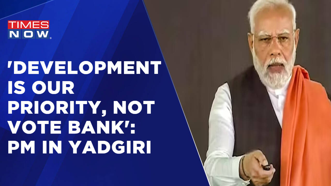 PM Narendra Modi's Vikas Push In Karnataka: 'Our Focus People, Not ...