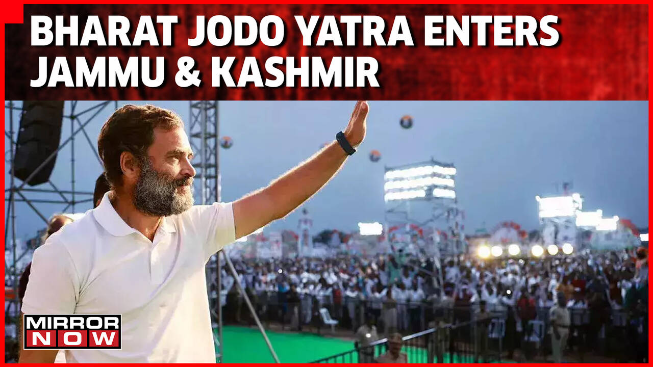 Rahul Gandhi's Bharat Jodo Yatra Enters Jammu & Kashmir For Final Destination | Times Now