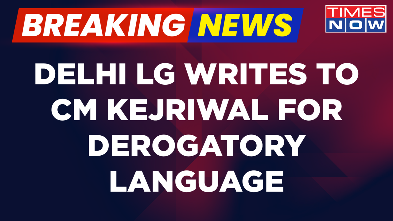 Breaking News: Delhi LG Vinai Saxena Writes To Arvind Kejriwal For His ...