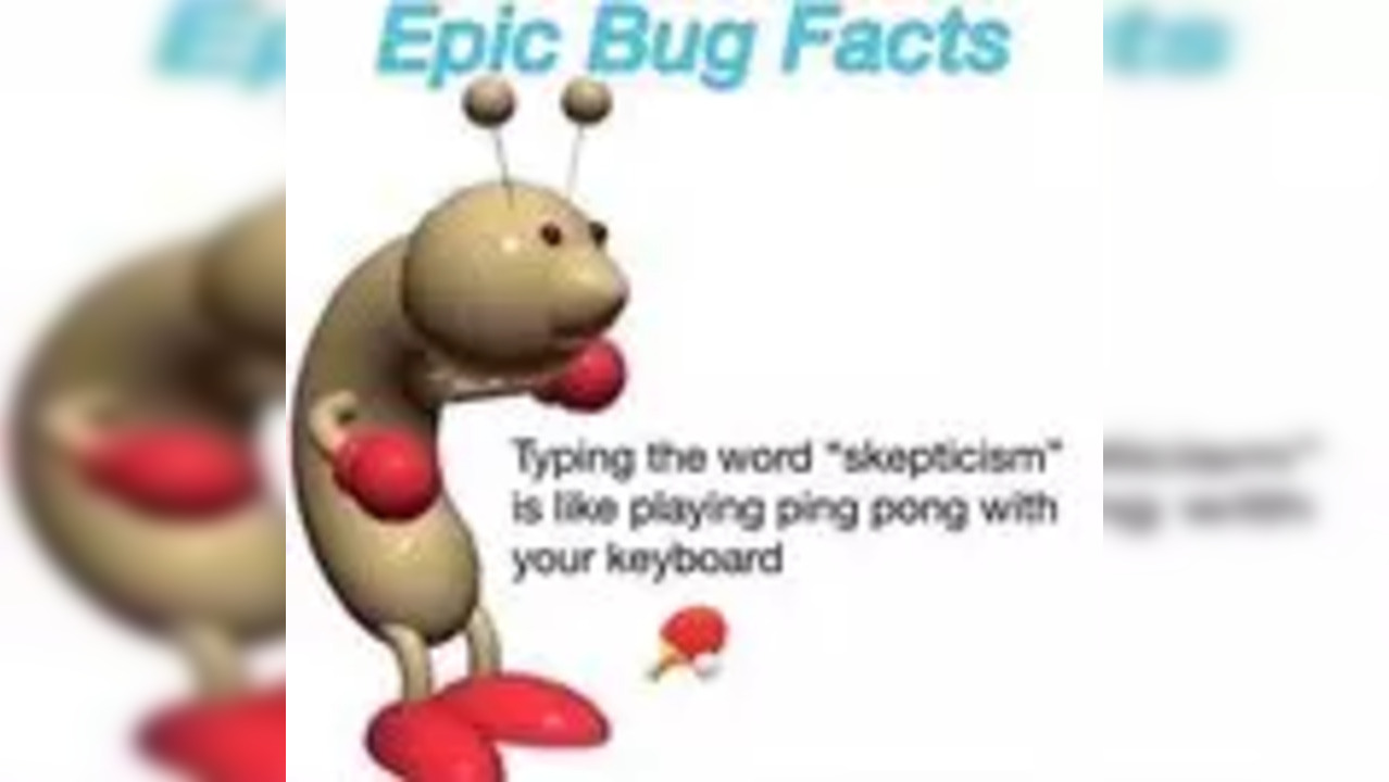 Skepticism ping pong | The word 'skepticism' is like playing ping pong ...