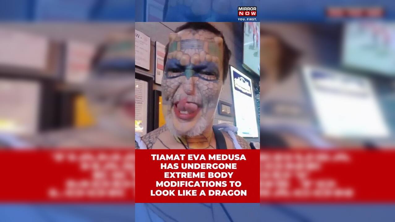 Viral Video Trans Woman Undergoes Extreme Body Modifications To Look Like A Dragon