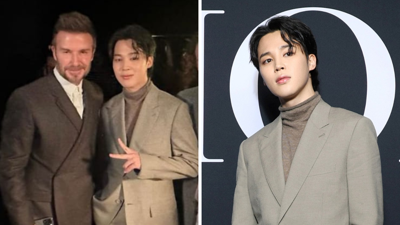 BTS' Jimin and football icon David Beckham leave fans in a frenzy with ...