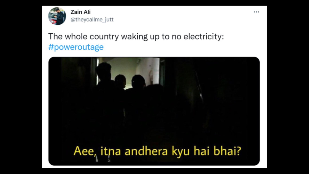 'Itna andhera kyu hai bhai?' Power outage in Pakistan sparks meme fest ...